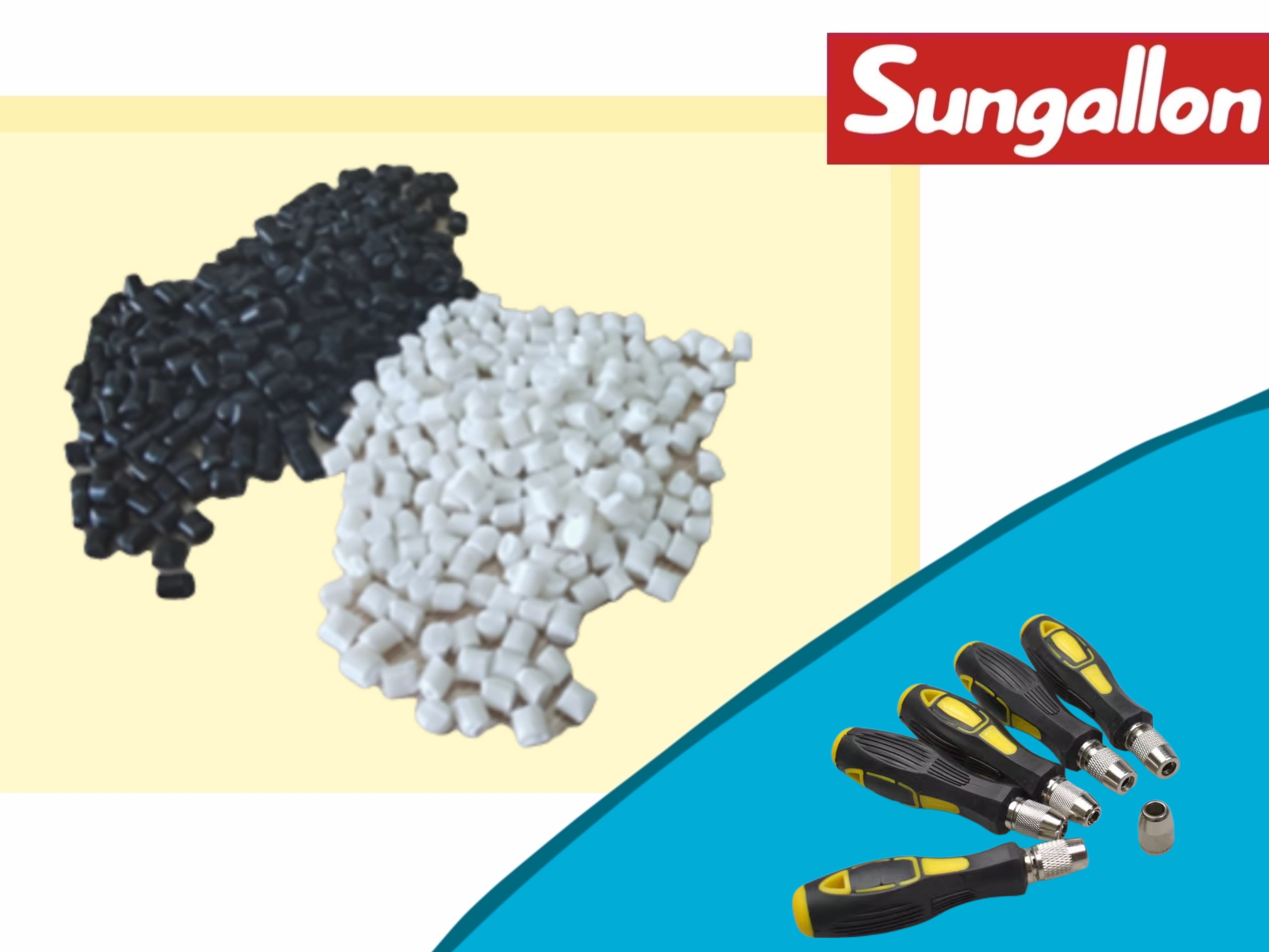 Recyclable 70D Modified PP Plastic Granules TPE Elastomer Material for ...