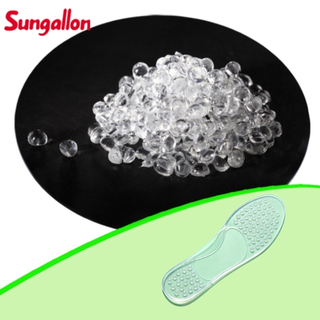 Ultra-Soft Dry Touch Super Transparent TPE Granules for Insoles and ...